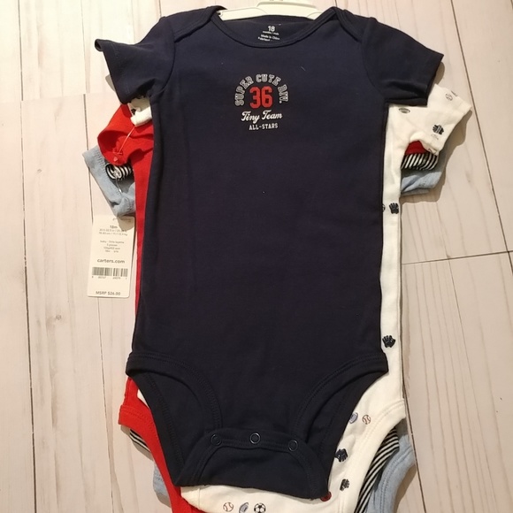Carter's | One Pieces | 6 Carters Onesiesnwt8 Mos6 Count | Poshmark